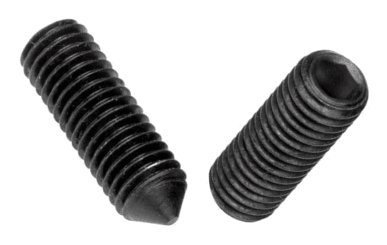 M6 x 8mm Socket Cone Point Grub Screws (DIN 914) - 14.9 High Tensile Steel