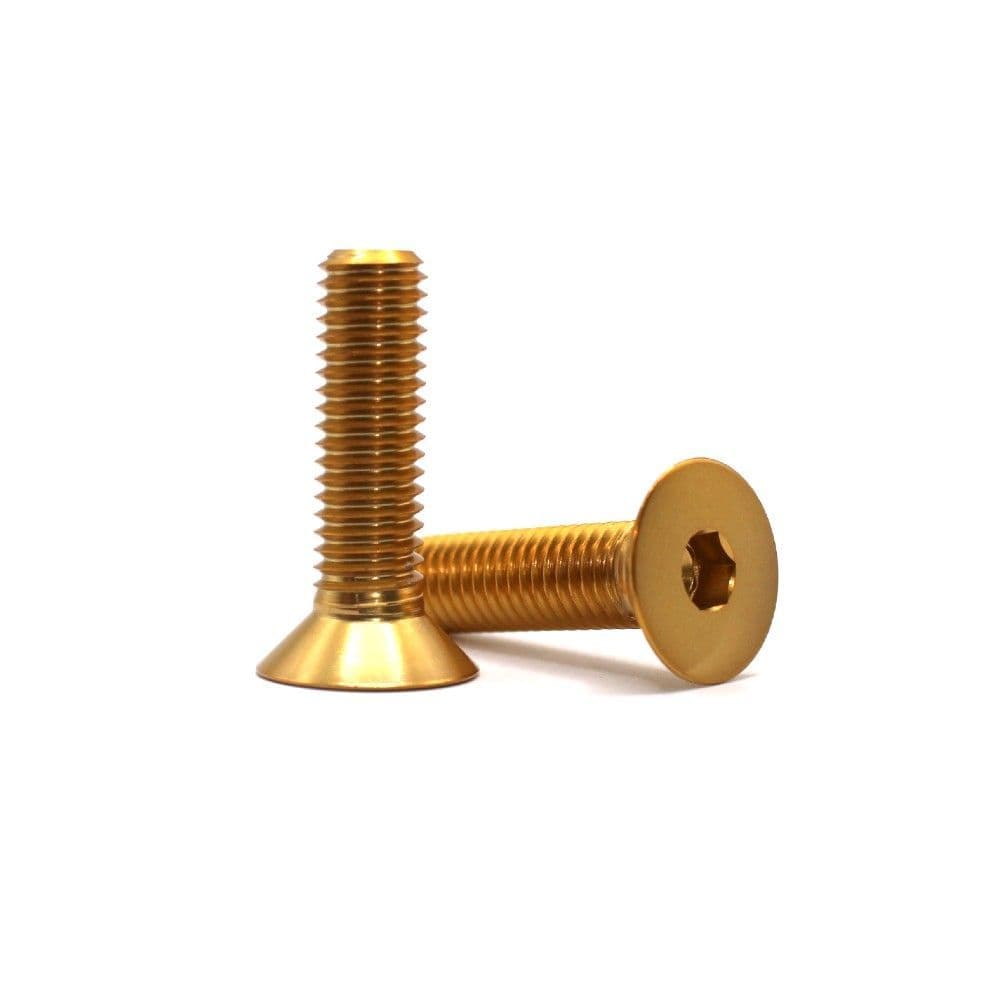 M8 x 25mm Socket Countersunk Screws (DIN 7991) - 7075 Aluminium ...