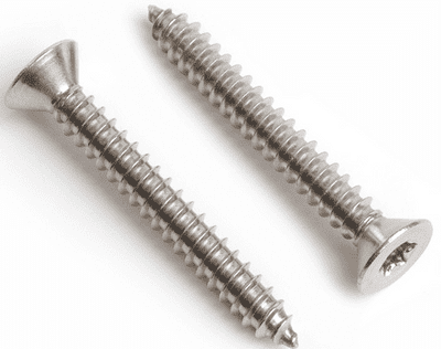 No.7 Torx Countersunk Self Tapping Screws (DIN 7982C Z) - A2 Stainless ...