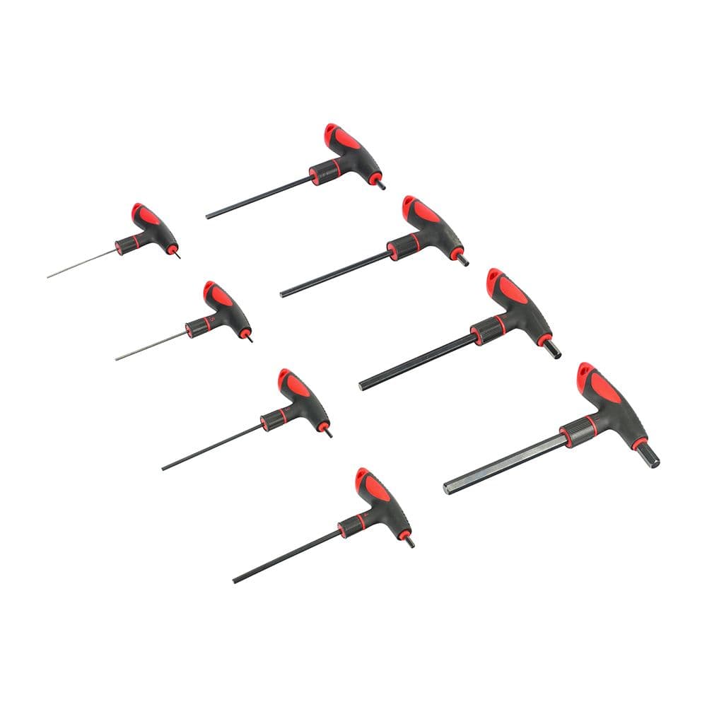 8 Piece T-Handle Hex Key Set
