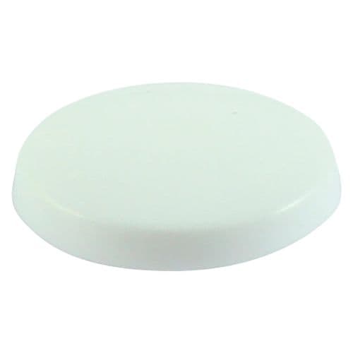 TIMCO WHITE Concrete Screw Cover Caps - White - Bag of 100