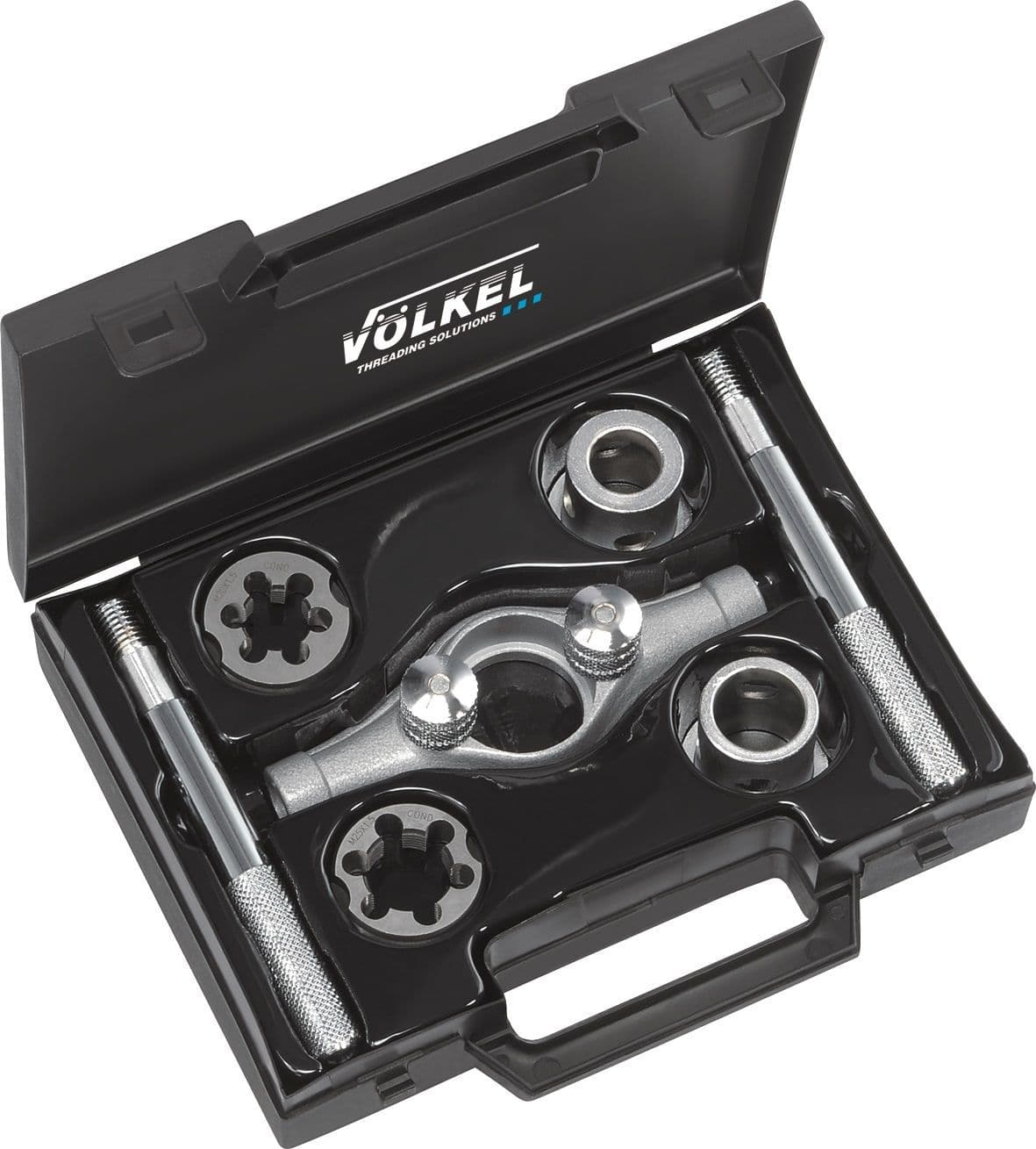 VOLKEL - M20 - Die Stock & Guide Electrical Conduit Set Plastic Case