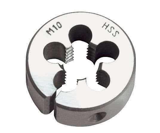 VOLKEL - M4 x 0 7mm Left Hand - 13/16" O/D Circular Split Dies