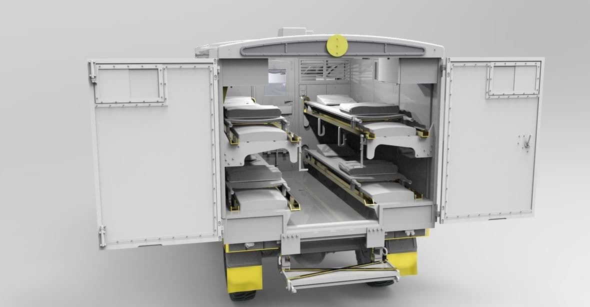 35GM0070 K2/Y Ambulance with Female ATS Driver