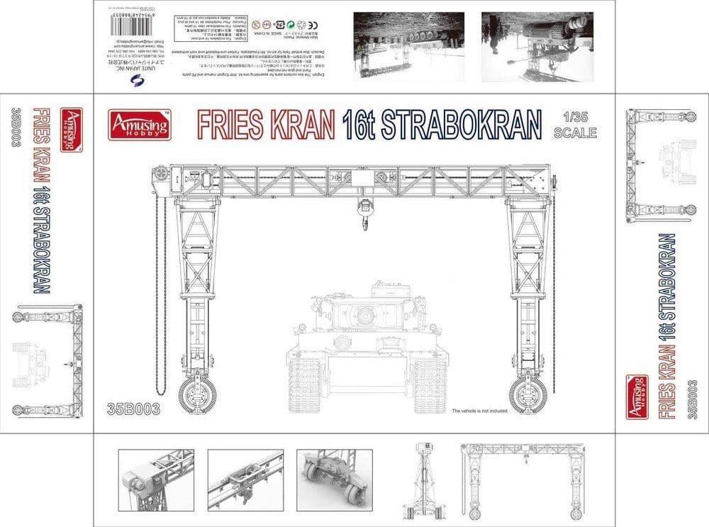 AH35B003 Fries Kran 16T Strabokran