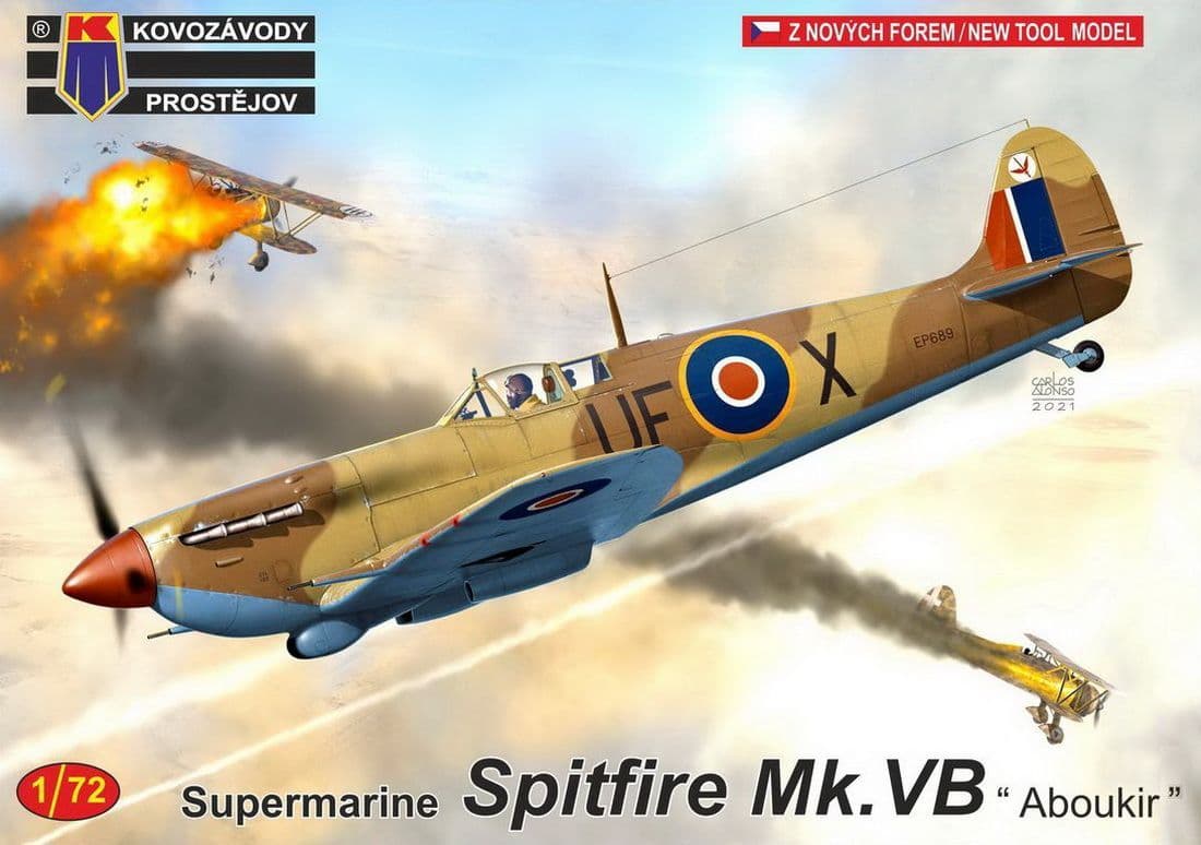 KPM72257 Supermarine Spitfire Mk VB with the Aboukir filter