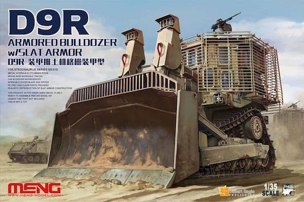 MMSS010 D9R Armored Bulldozer with Slat Armor