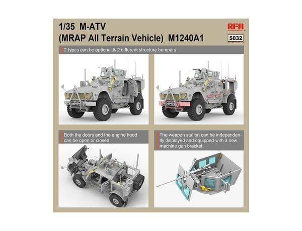 RM5032 M-ATV MRAP All Terrain Vehicle