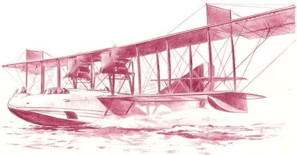 ROD72049 Curtiss H-16 flying boat