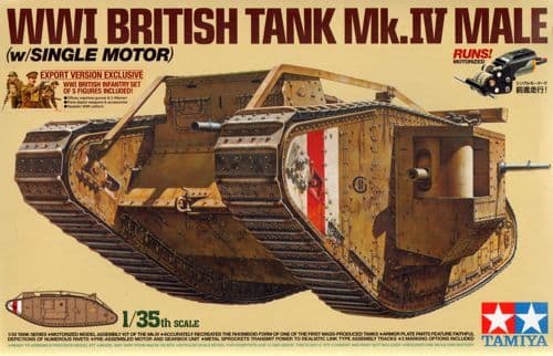 TA30057 WWI British Mk IV Tank Male