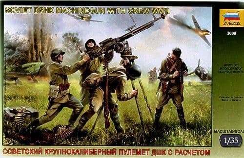 ZV3609 Soviet DHSK Machine Gun with Crew