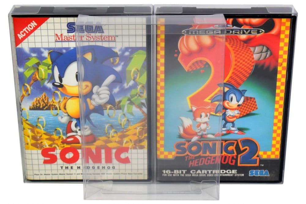 GP15 Sega Mega Drive / Master System Game Box Protectors No Tag