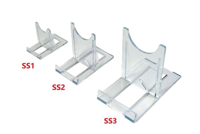 SS1 Blu-ray / DVD Small Steelbook Clear Plastic Display Stands