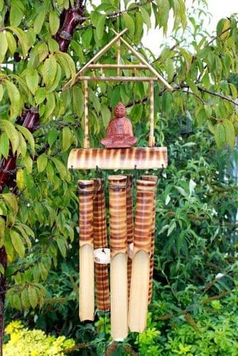 Bamboo Buddha Chime 6 Tubes