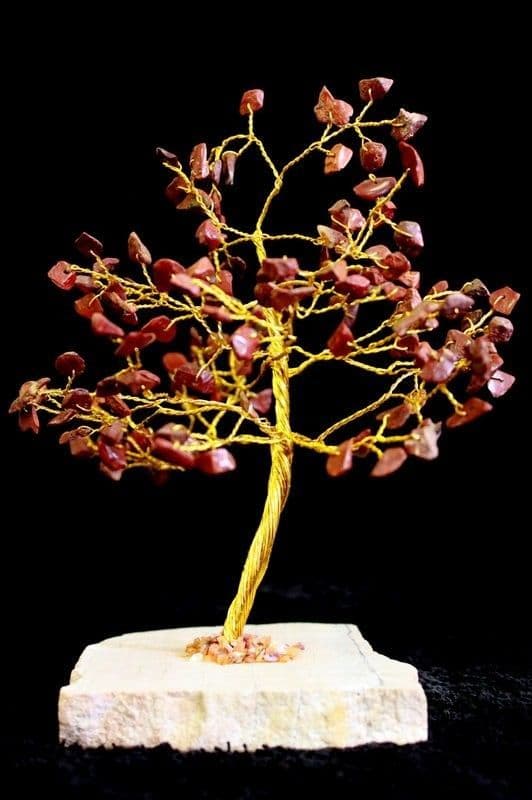 Red Jasper Gemstone Tree 160 Stone
