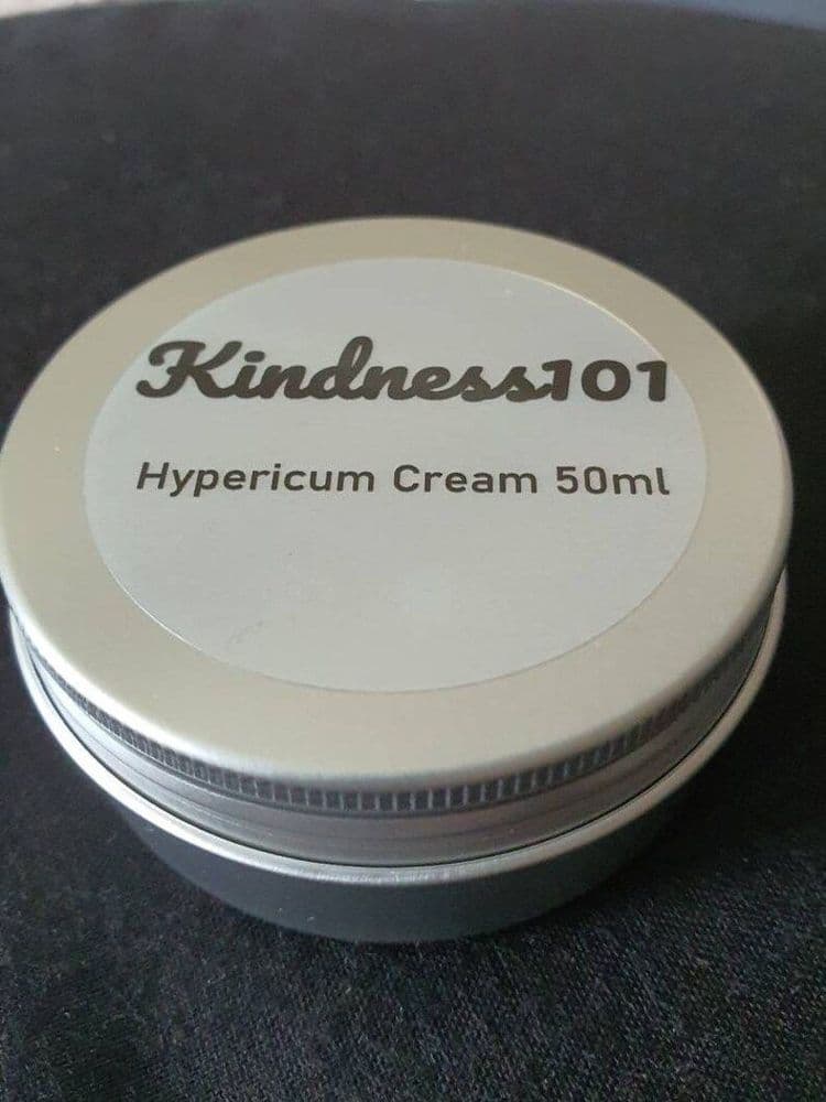 St Johns Wort Hypericum Cream 50ml Herbal Extracts and Essential Oils
