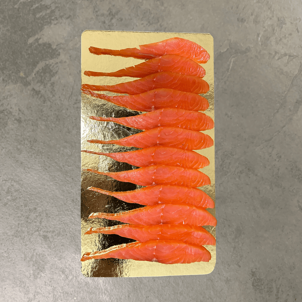 Sliced Smoked Salmon - Sashimi Style Delivered - Hamiltons Fish