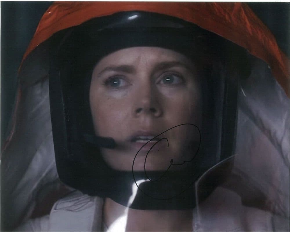 Amy Adams - ARRIVAL - Louise Banks - 10 X 8 Genuine Signed Autograph 10729