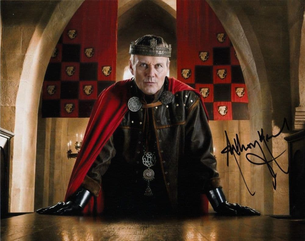 Anthony Head Merlin 10 x 8 genuine signed autograph 10397