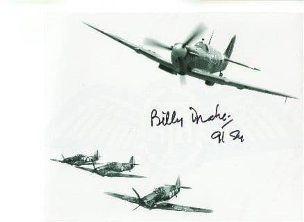 Billy Drake - DFC & BAR DSO DFC US WW2 Spitfire Pilot Genuine Signed ...