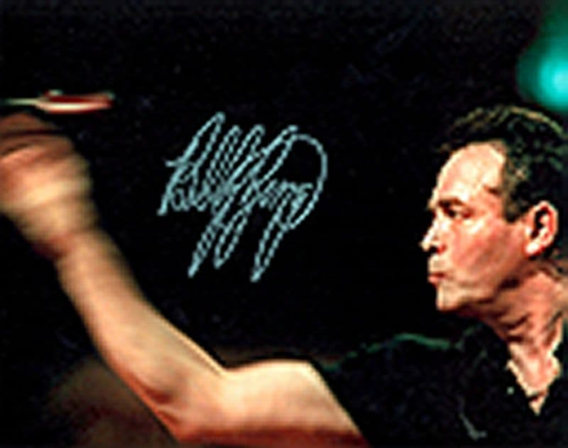 Bobby George Darts Genuine Signed Autograph 10x8 COA 2921