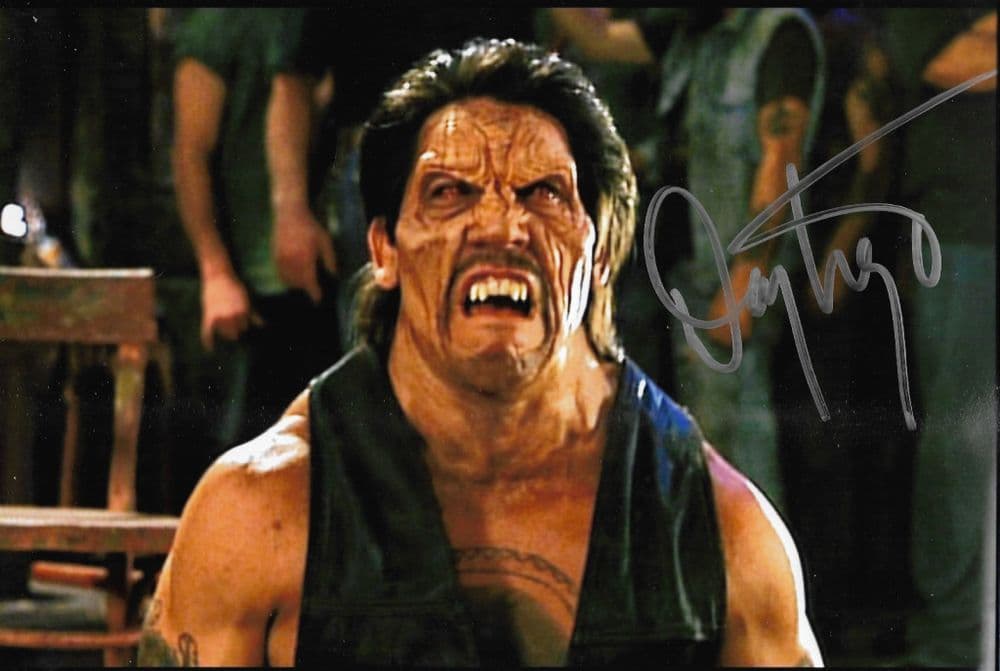 DANNY TREJO "Dusk till Dawn" 12X8 genuine signed Autograph COA 22733