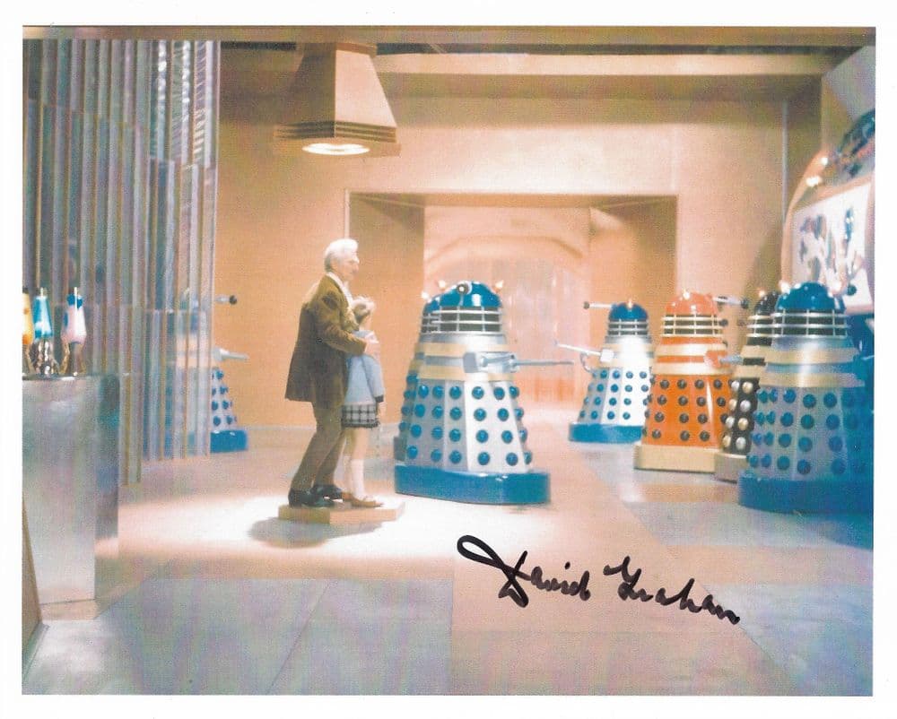 David Graham "DOCTOR WHO" Genuine Signed Autograph 10X8 COA 22711