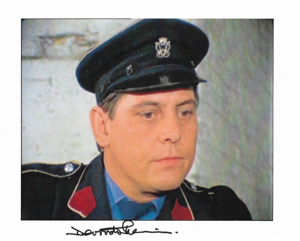 Derrick Sherwin DOCTOR WHO Genuine autographed 10 x 8 from COA 11878