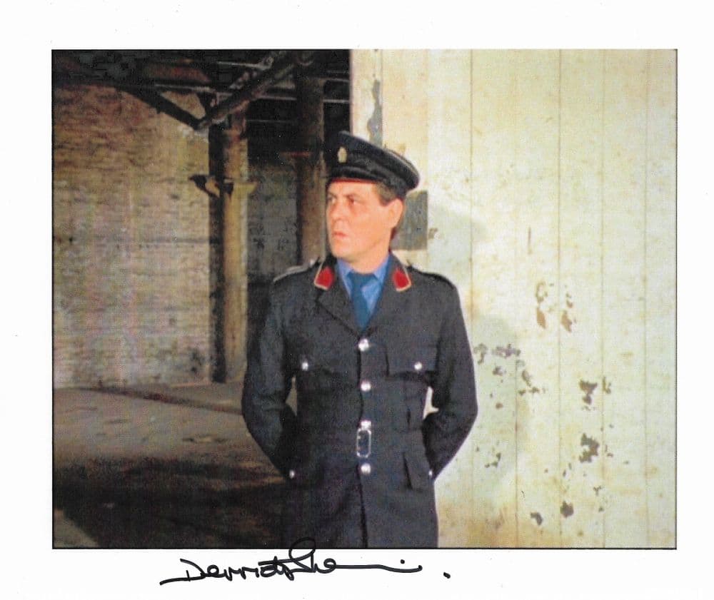 Derrick Sherwin DOCTOR WHO Genuine autographed 10 x 8 from COA 11879