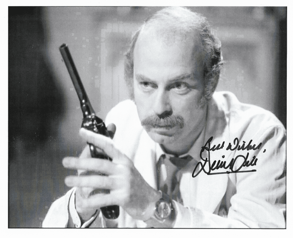 Doctor Who Denis Lill "The Awakening" genuine Signed autograph COA 22926