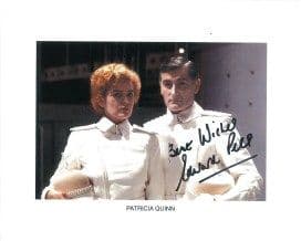 Edward Peel DOCTOR WHO genuine Signed autograph 10 x 8 COA 4125