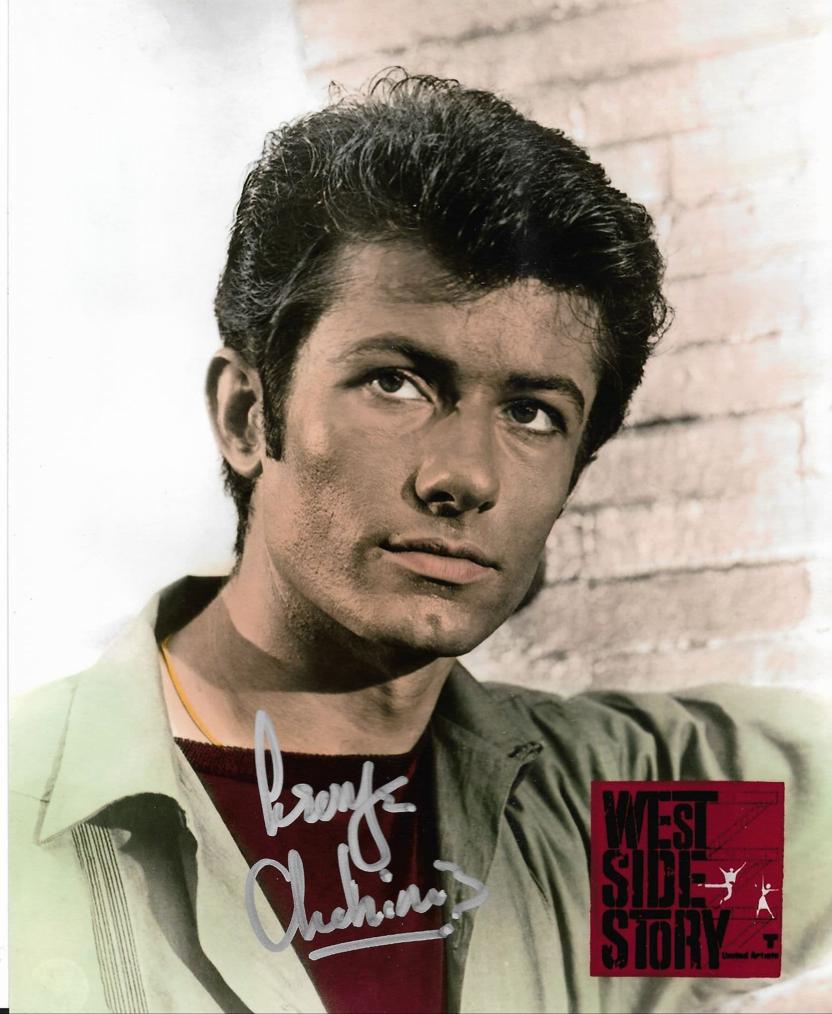 George Chakiris "WEST SIDE STORY" genuine Signed Autograph 10 by 8 COA ...