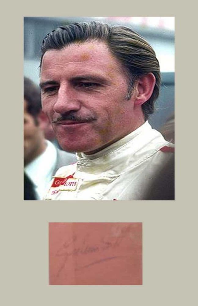 Graham Hill Formula 1 Genuine Signed Autograph