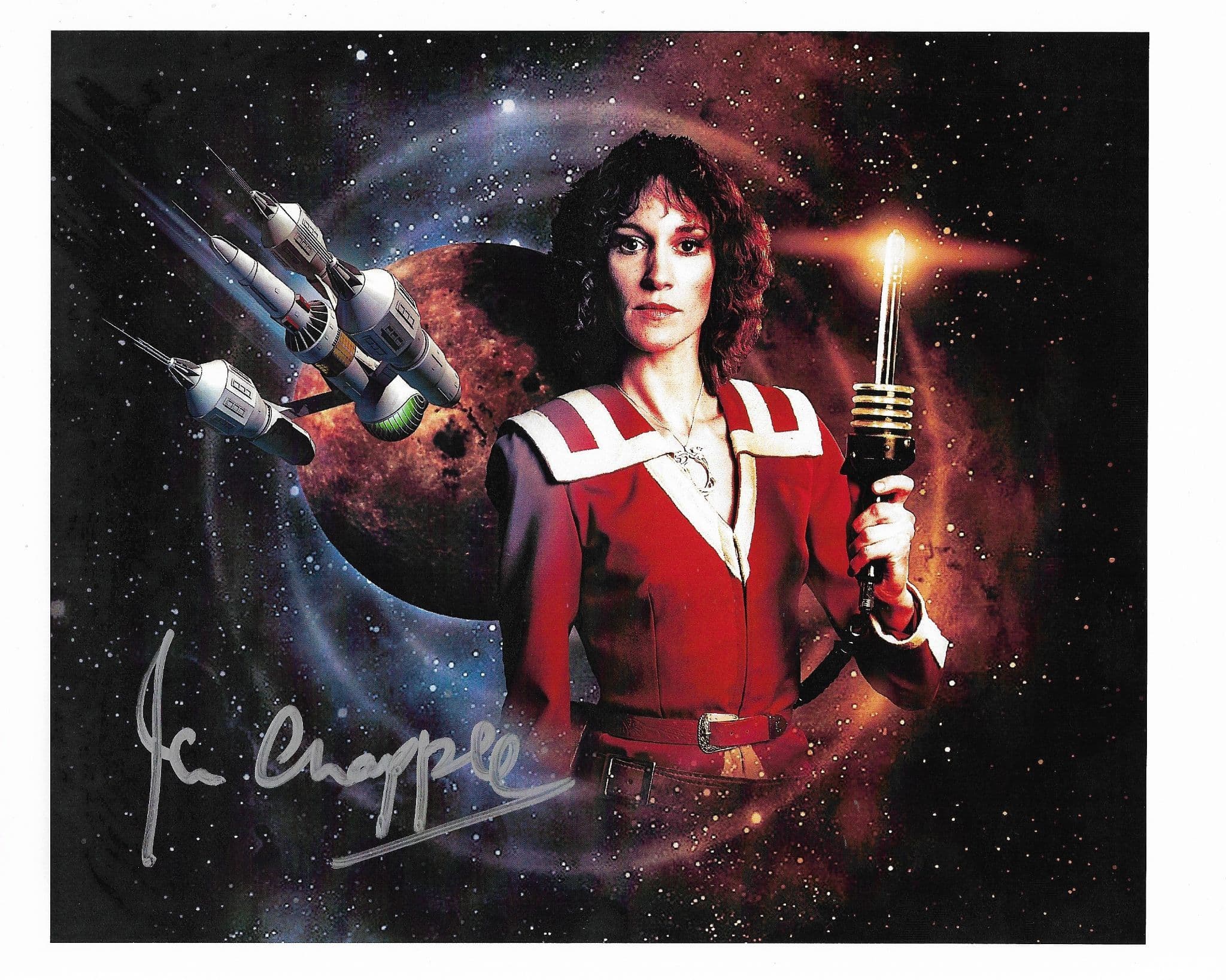 Jan Chappell "Cally" / Blake s 7" - 10 X 8 genuine signed autograph COA ...