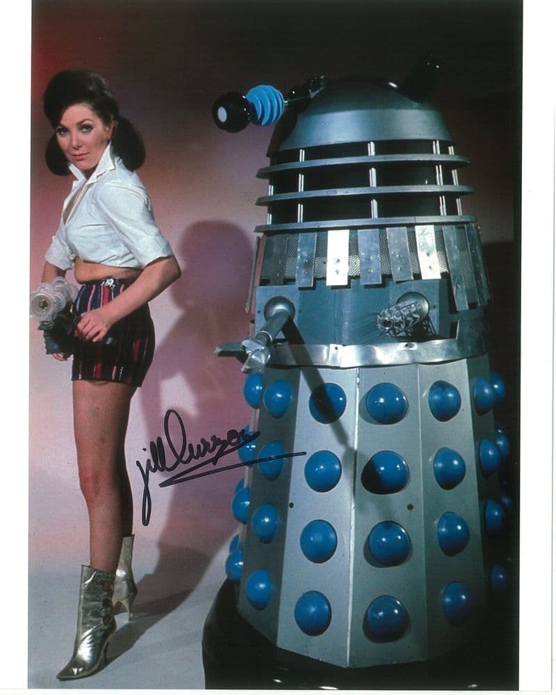 Jill Curzon with Dalek DOCTOR WHO genuine signed autograph 10x8 COA