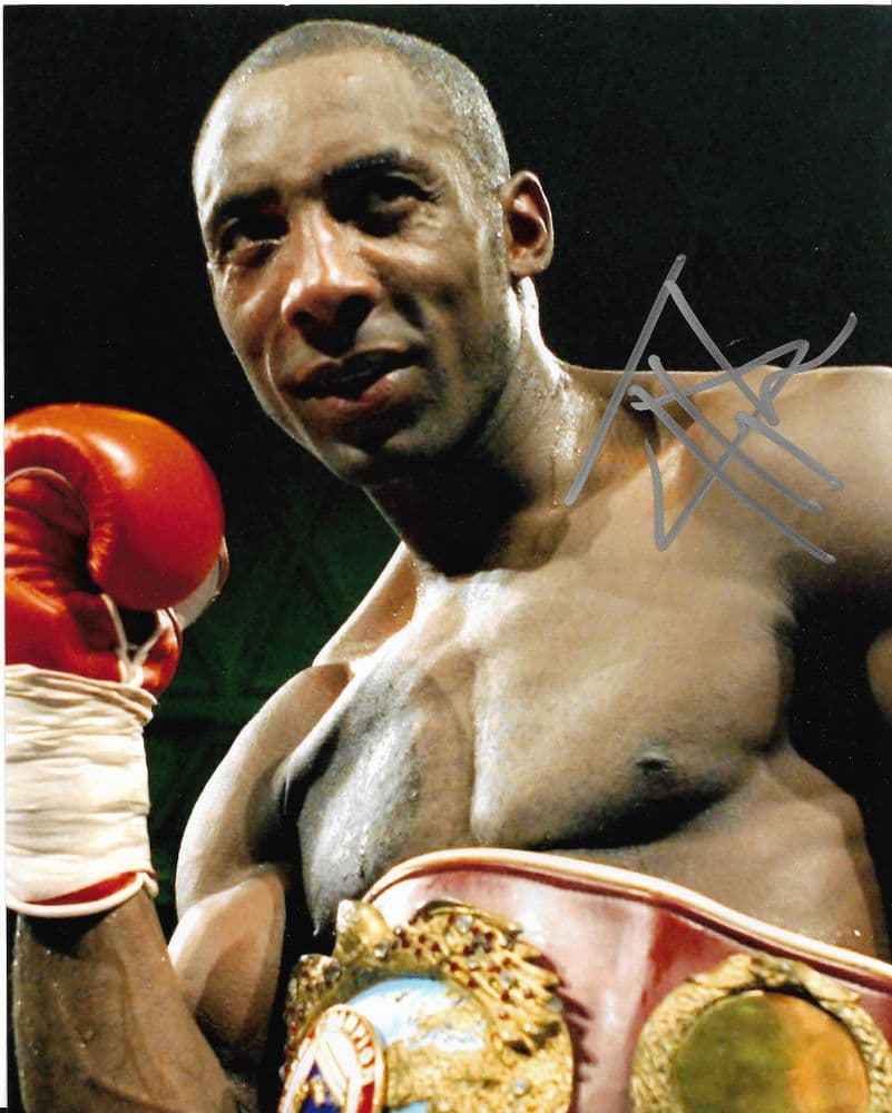 Johnny Nelson WORLD CHAMPION BOXER Genuine Signed Autograph 10 X 8 COA ...
