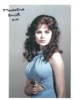 Madeline Smith HAMMER HORROR - BOND Genuine Signed Autograph 10x8 COA 809 2