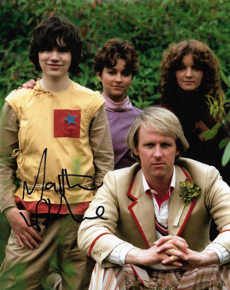 Matthew Waterhouse "Adric" DOCTOR WHO Genuine Signed Autograph 10x8 COA ...