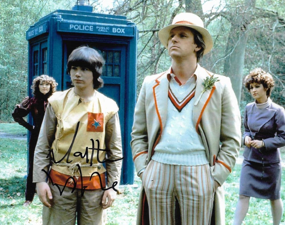 Matthew Waterhouse DOCTOR WHO "Adric" genuine signed autograph COA 11696
