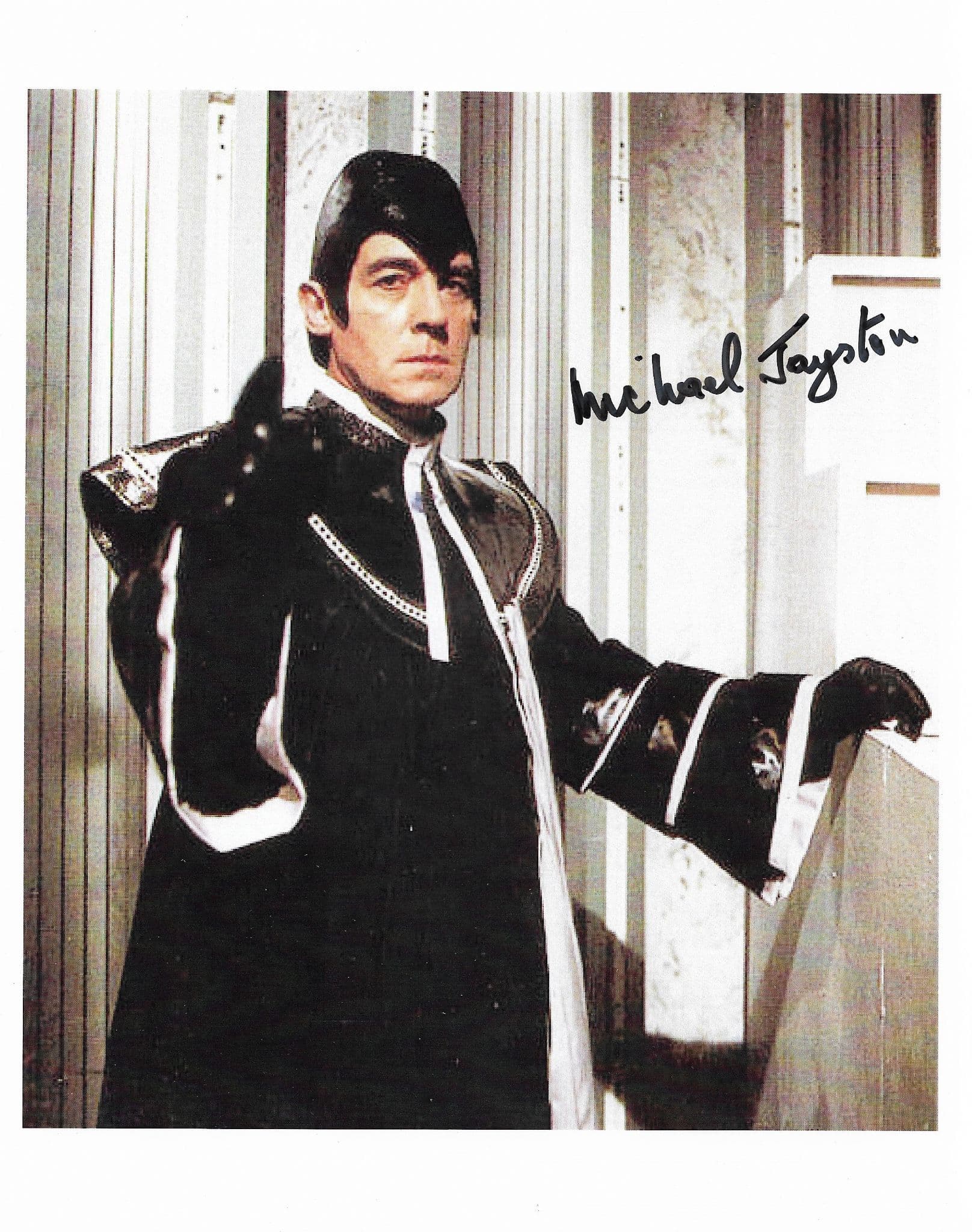 Michael Jayston DOCTOR WHO genuine signed autograph 10" x 8" COA 11399