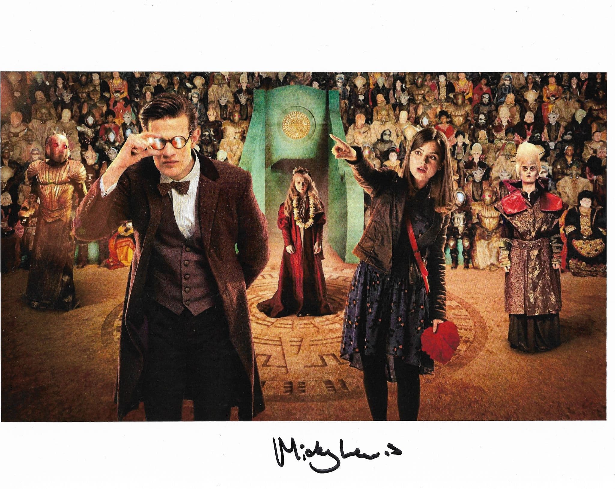 Mickey Lewis DOCTOR WHO genuine signed autograph 10x8 COA 12035