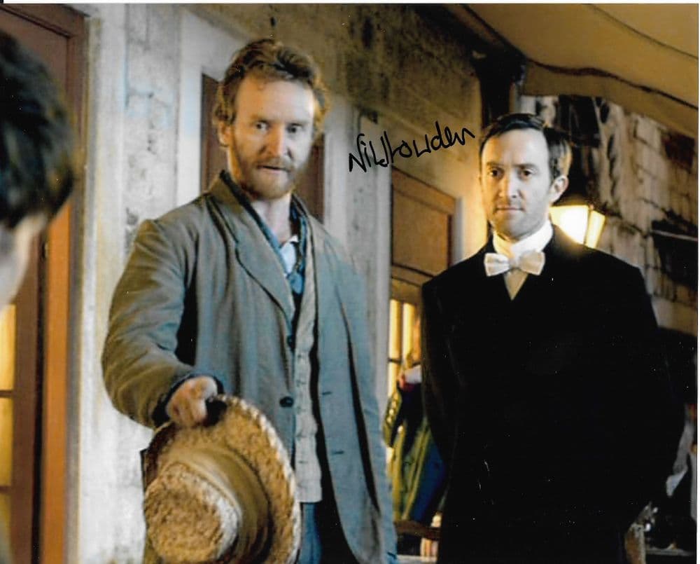 Nik Howden from Vincent & The Doctor signed 10 by 8 photograph