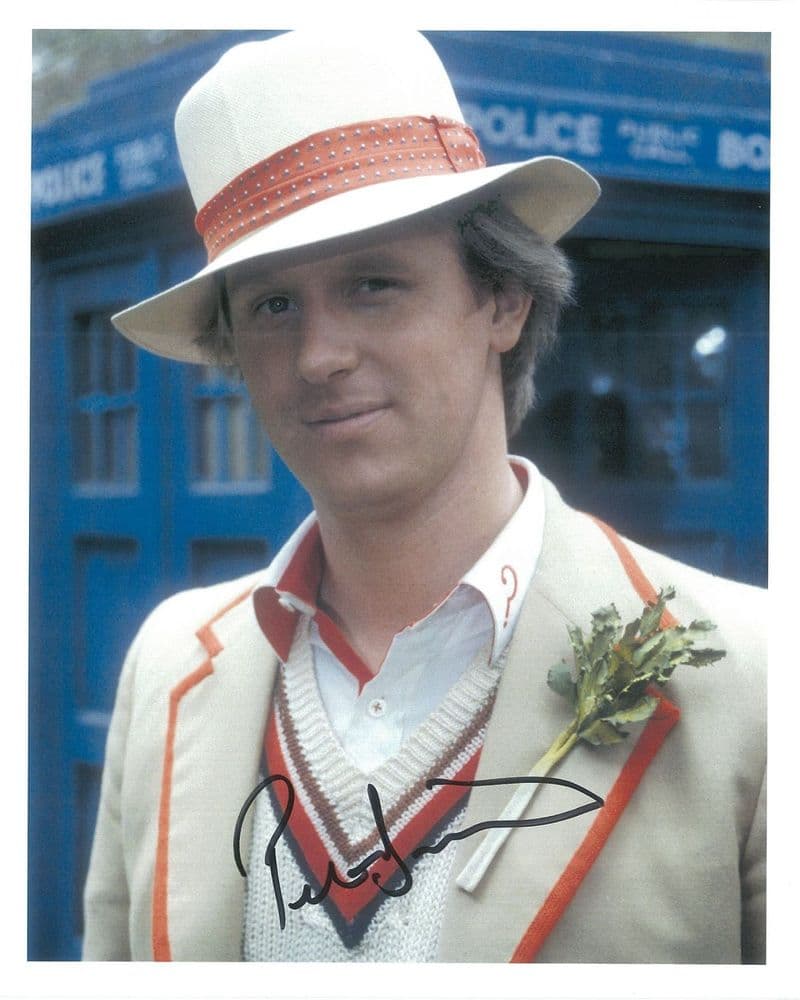 PETER DAVISON 5th Doctor DOCTOR WHO - Genuine Signed Autograph 10X8 COA ...