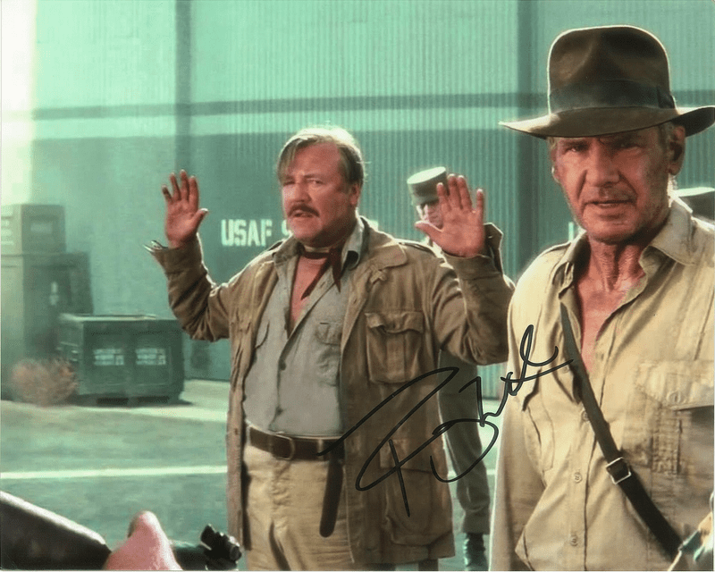 Ray Winston Mac Indiana Jones Genuine Autograph10x8 10582