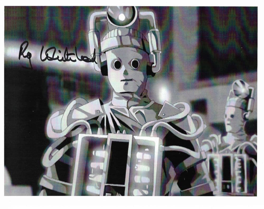 Reg Whitehead Cyberman - The Tenth Planet" DOCTOR WHO Genuine Signed ...