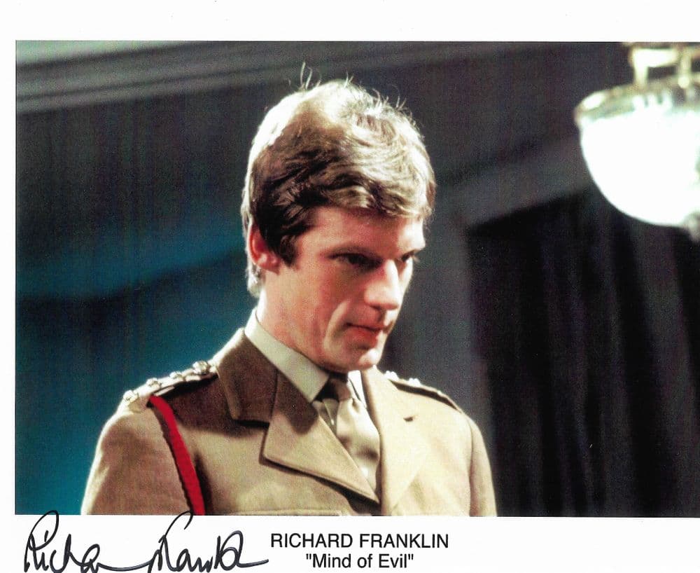 Richard Franklin "Captain Yates" DOCTOR WHO Genuine Signed Autograph 10 ...