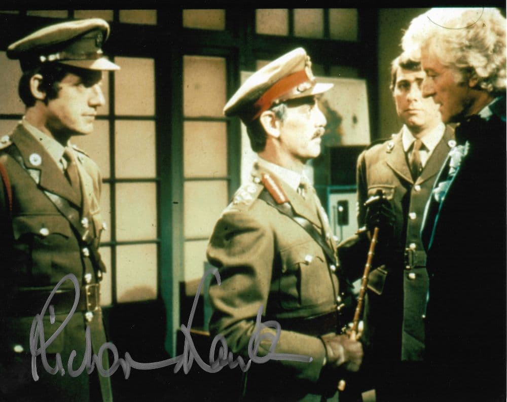 Richard Franklin "Captain Yates" DOCTOR WHO Genuine Signed Autograph 10 ...