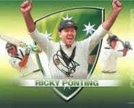 Ricky Ponting Cricket - Genuine Signed Autograph 7998