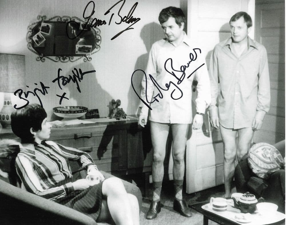 Rodney Bewes James Bolam Brigit Forsyth "THE LIKELY LADS" GSA 10" x 8 ...