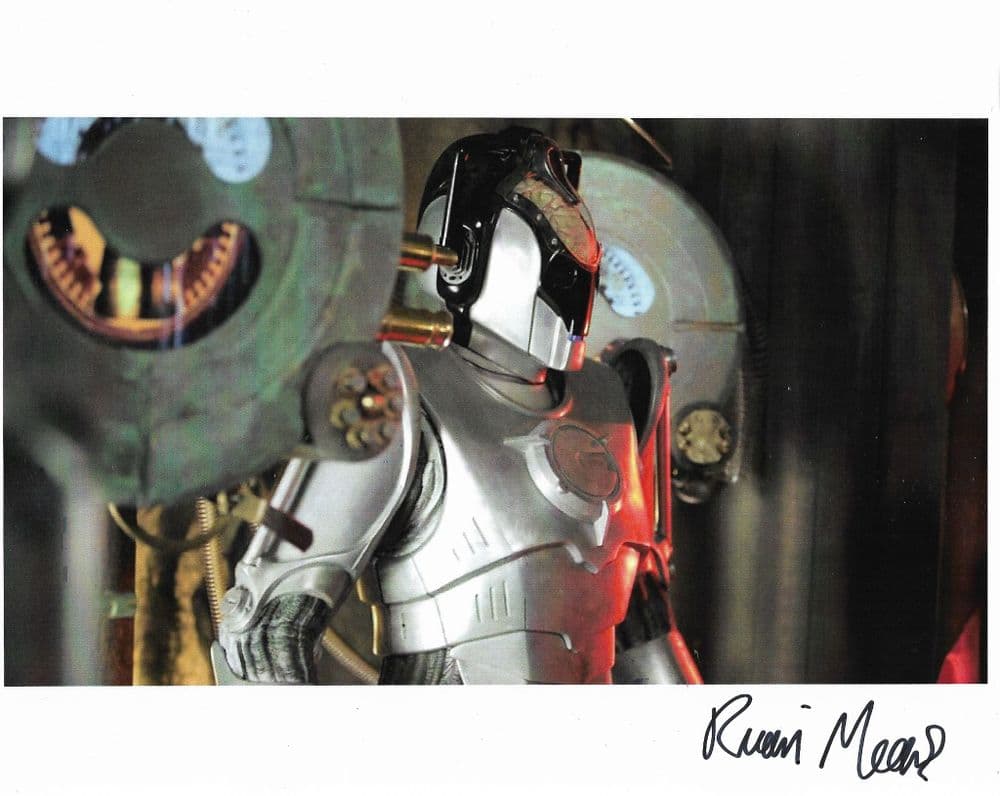 Ruari Mears "Cyberman" - DOCTOR WHO Genuine Signed Autograph 10 x 8 COA ...